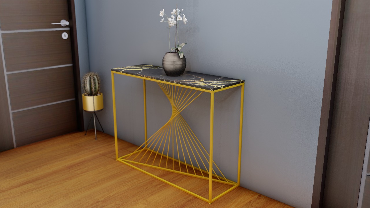 Spiral Elegance Console Table – Maimaar Group